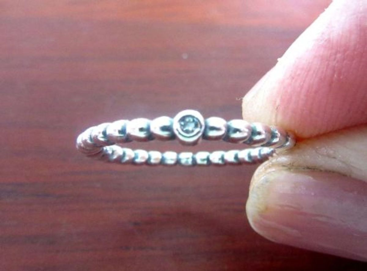 Anel Estilo Pandora Aliança com Zirconia | Jóia Feminina Nunca Usado ...