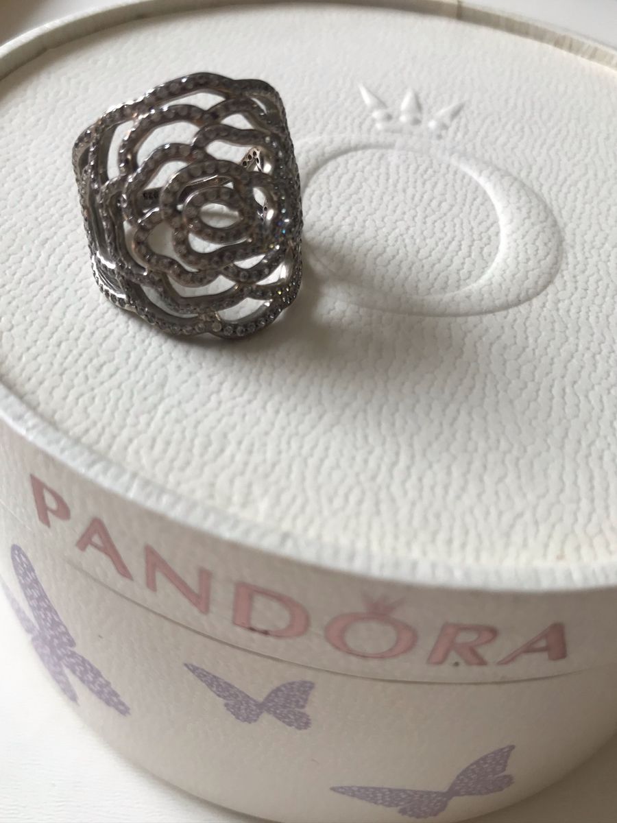 Anel Original Flor Pandora | Jóia Feminina Pandora Usado 74034048 | enjoei