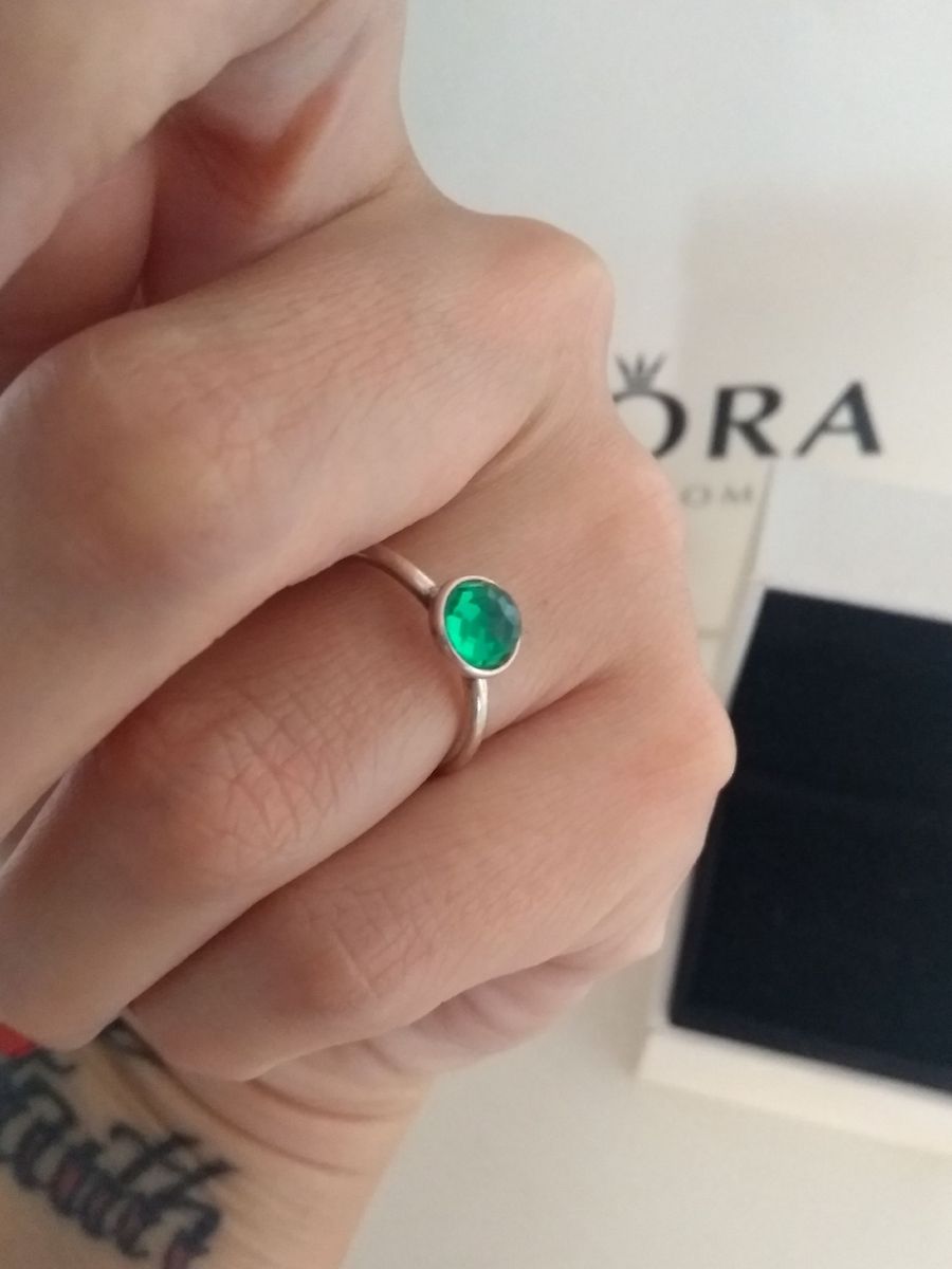 Anel Pandora Verde | Jóia Feminina Pandora Usado 31723011 | enjoei