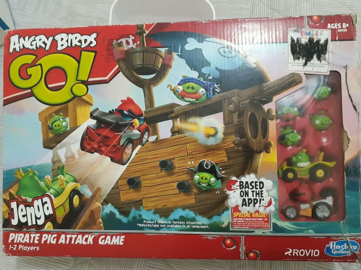 Angry Birds Go Jenga | Brinquedo Hasbro Usado 28292226 | enjoei