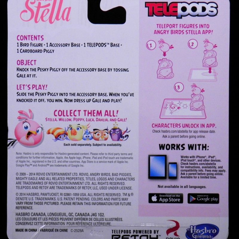 Angry Birds Stella Telepods Gale
