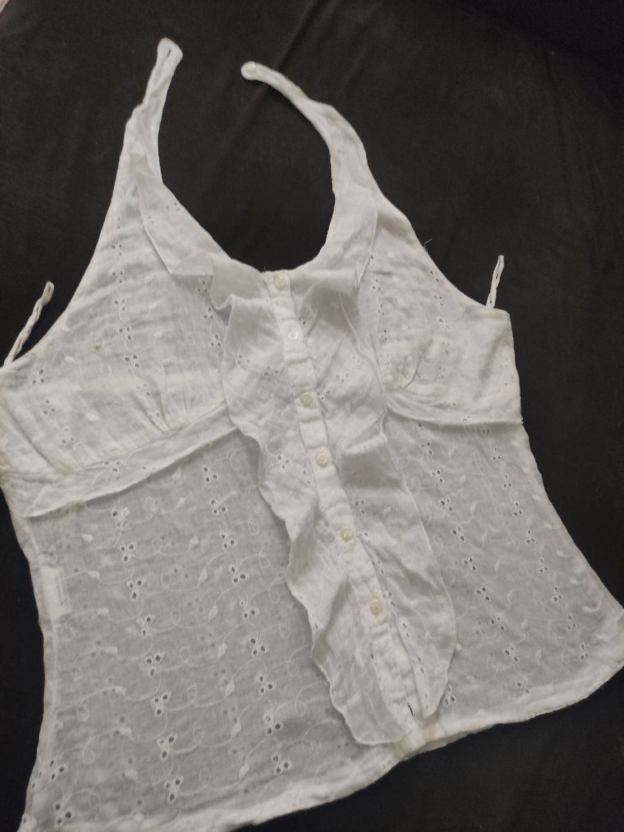 Anne Kanner Frente Unica Laise Tam 42 30,00 Forrado Busto Fechamento ...