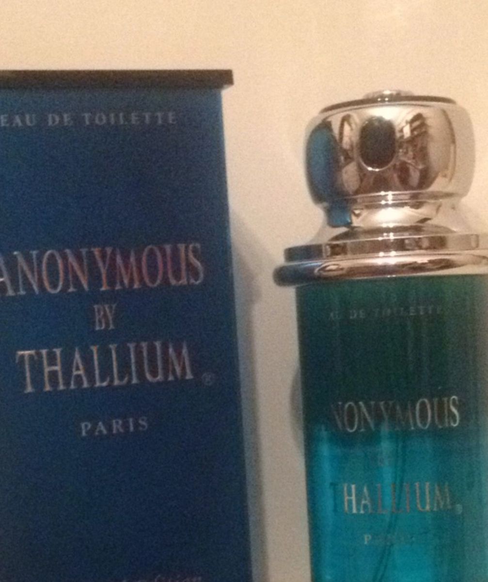 Anonymous By Thallium | Perfume Masculino Yves De Sistelle Usado ...