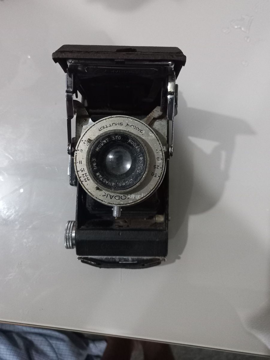 Antiga Câmera Fotográfica Kodak Dakon Shutter - Uk | Máquina ...