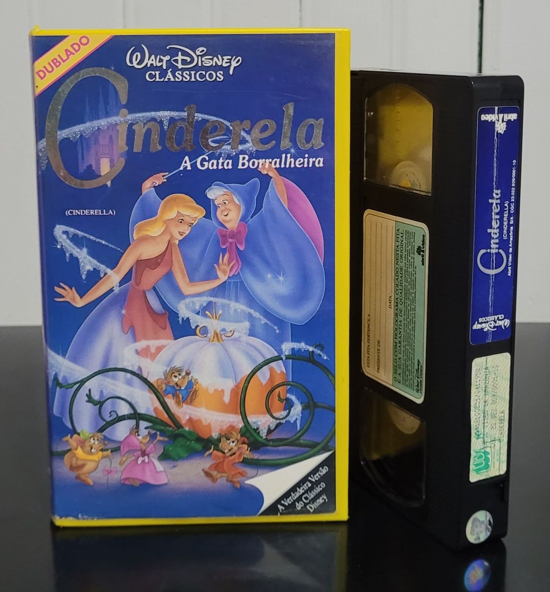 Antiga Fita Vhs Desenho Cinderela a Gata Borralheira Classicos Disney ...