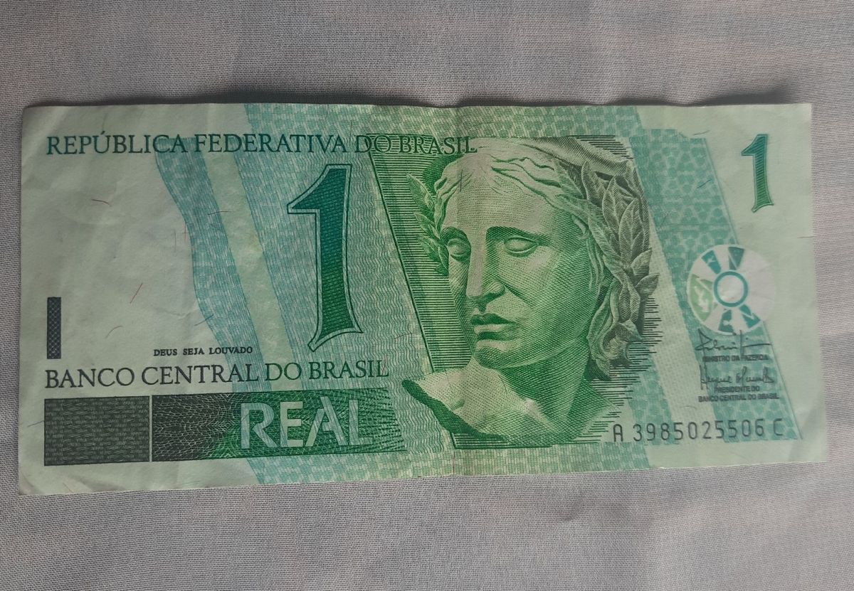 Antiga Nota de 1 Real | Produto Vintage e Retro Real Usado 79368941 ...