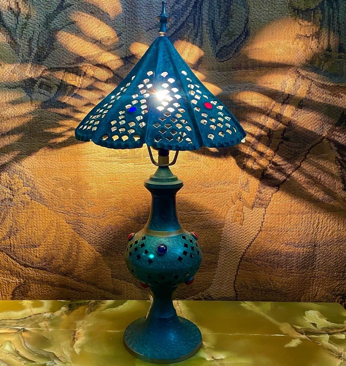 Antigo Abajur Bronze Art Deco | Móvel de Antiquário Usado 69004476 | enjoei