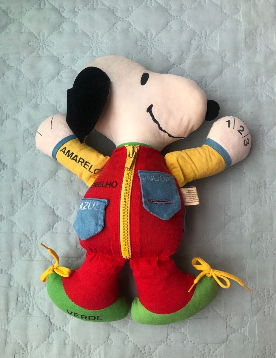 Antigo Boneco Snoopy Educativo Estrela | Pelúcia Estrela Usado 80728220 ...