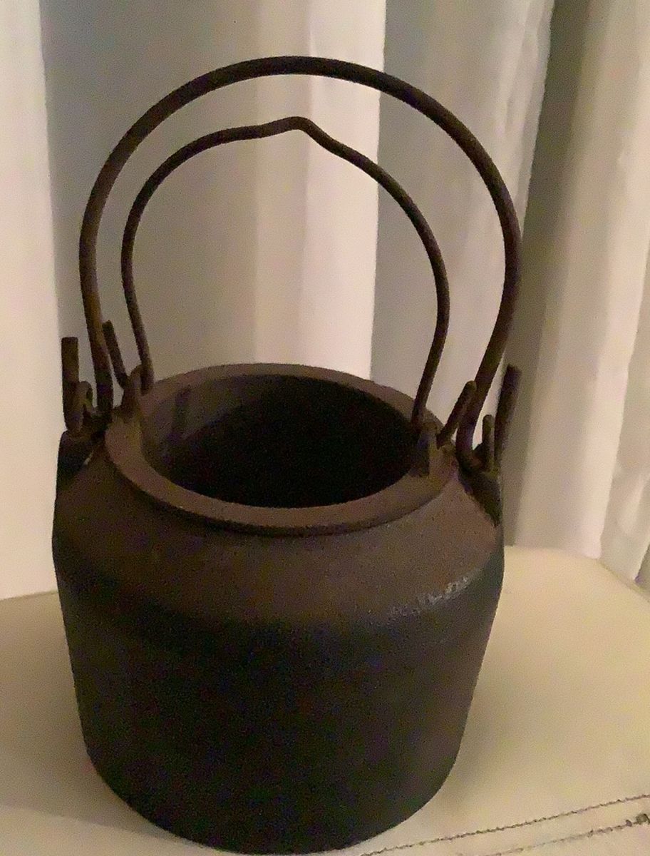 Antigo Caldeira de Ferro Antiga | Produto Vintage e Retro Usado ...