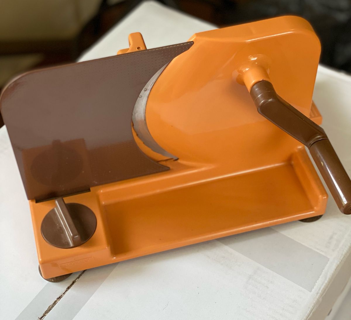 Antigo Fatiador de Frios Manual - Marca Jolly - Lamina Solingen ...