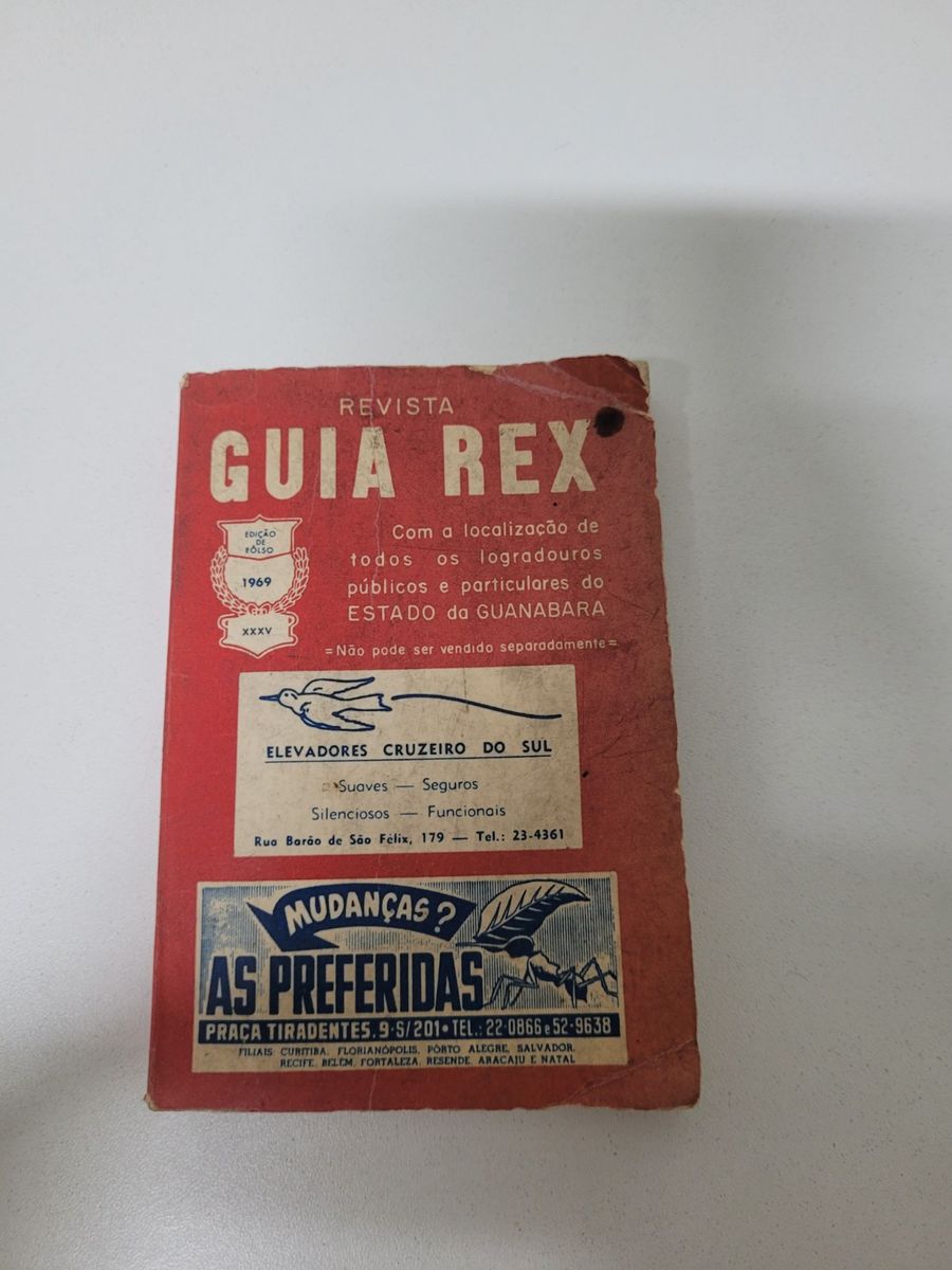 Antigo Guia Rex de Colecionador | Produto Vintage e Retro Usado ...
