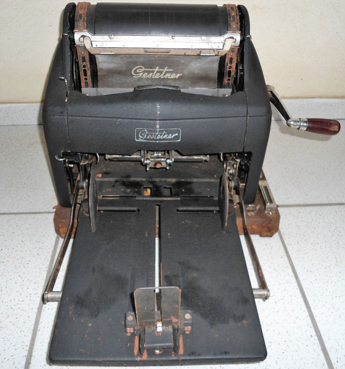 Antigo Mimeografo Gestetner 120 - Made In England - Relíquia | Produto ...