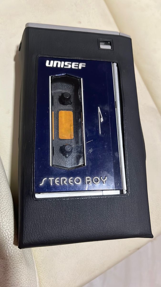 Antigo Toca Fitas Cassete Unicef Stereo Boy | Produto Vintage e Retro ...