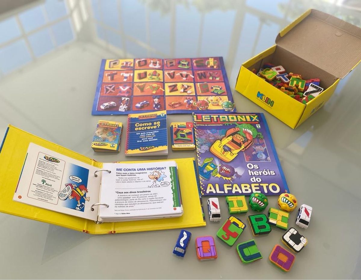 Antiguidade / Colecionador - Coleção Letronix Os Heróis do Alfabeto ...