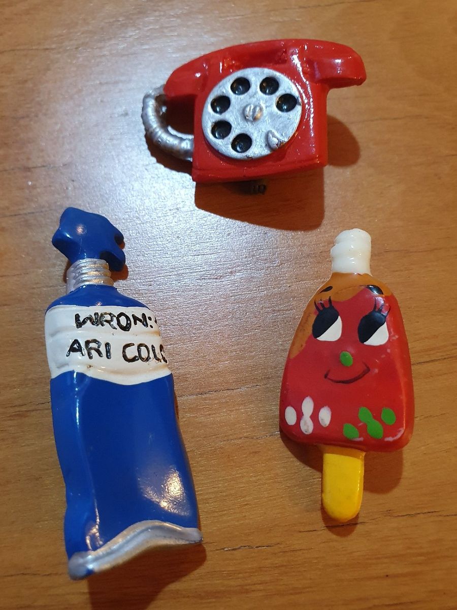 Antiguidade Kit Broches Divertidos Originais da Loja da Xuxa O Bicho ...