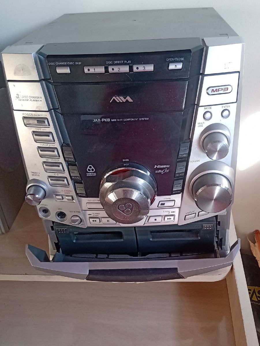 Som Aiwa Mini System | Item de Música Aiwa Usado 76771682 | enjoei