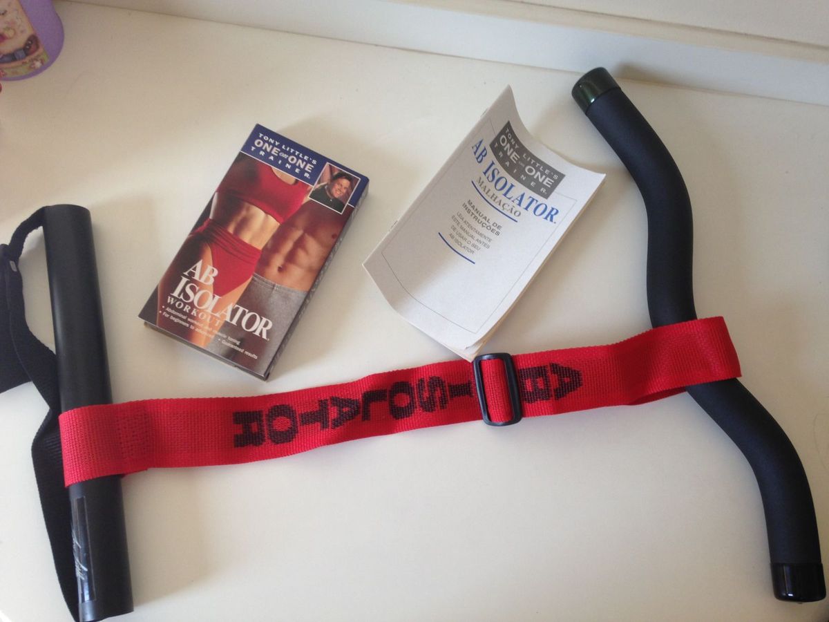 Aparelho de Abdominal Ab Isolator Tony Little's | Item p/ Esporte e ...