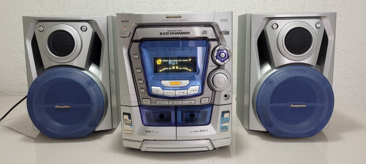Aparelho de Som Panasonic Sa-ak200 | Item de Música Panasonic Usado ...
