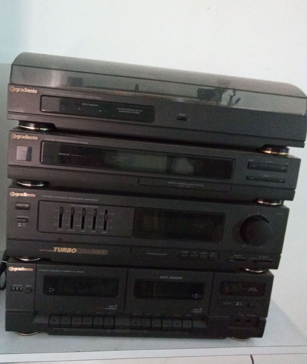 Aparelho de Som Três em Um- Antigo- Gradiente | Item de Música ...