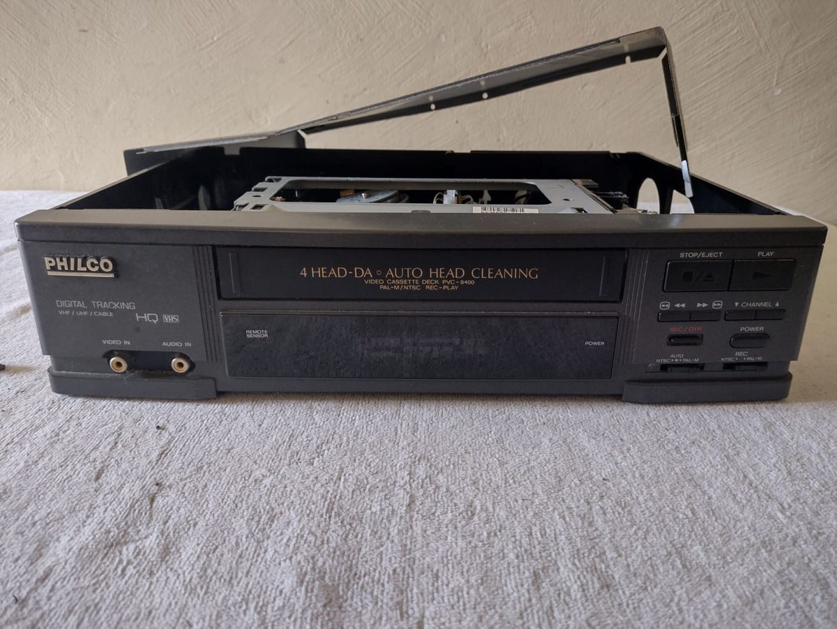 Aparelho de Vhs, Vídeo Cassete Deck Philco, para Peças | Item Info ...