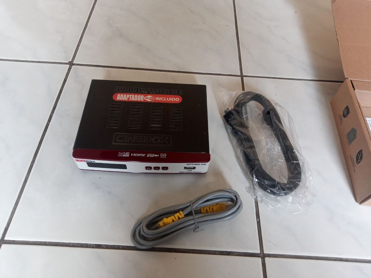 Aparelho Receptor Cinebox Optimo Hd. | TV e Display Cinebox Usado 93316064 | enjoei