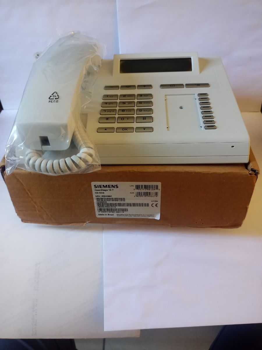 Aparelho Telefônico Novo Siemens Open Stage 15t, Tela Lcd com Bina e ...