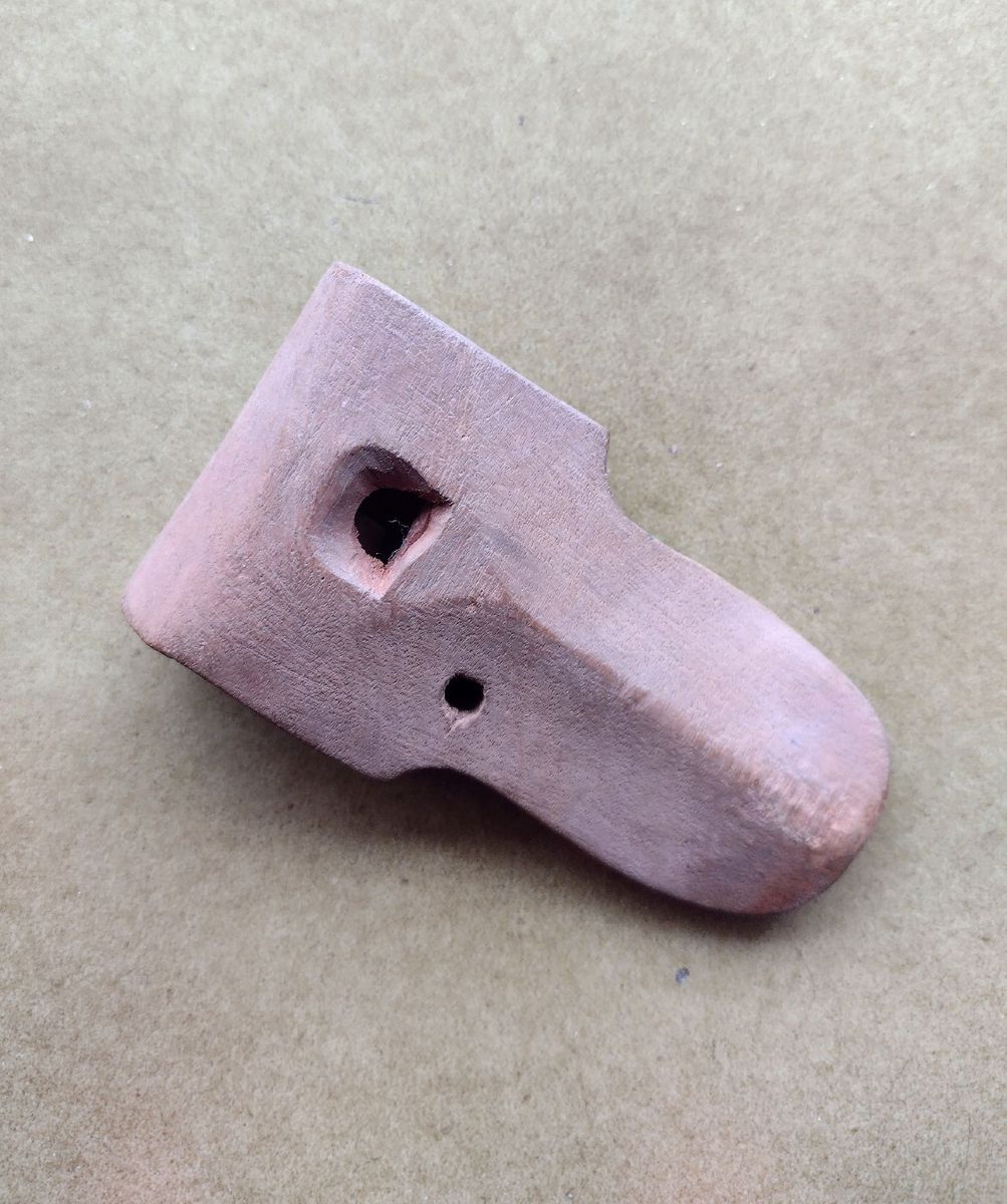 Apito Indígena em Madeira Maciça | Produto Vintage e Retro Artesanato ...