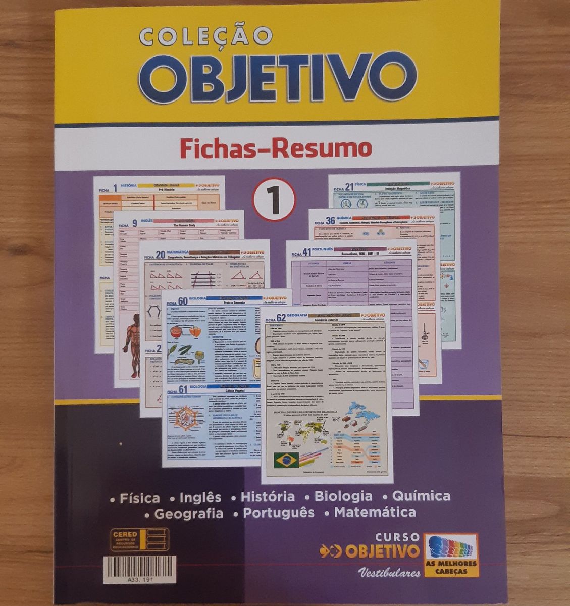 Apostila Fichas-resumo Objetivo Pré-vestibular | Livro Obejtivo Nunca ...