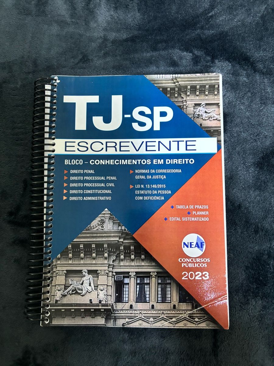 Apostila Neaf Concurso Público Escrevente Tjsp 2023 | Livro Neaf Usado ... Apostila Neaf Concurso Público Escrevente Tjsp 2023 | Livro Neaf Usado ...