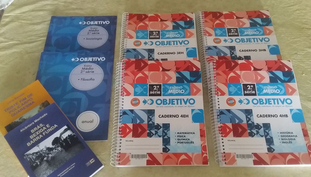 Apostila Objetivo 2 Ano Ensino Médio | Livro Objetivo Usado 51612106 ...