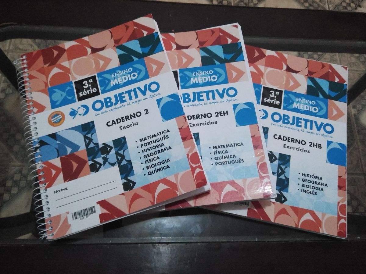 Apostila Objetivo 2 Bimestre 3 E.m | Livro Objetivo Novo 46937914 | enjoei