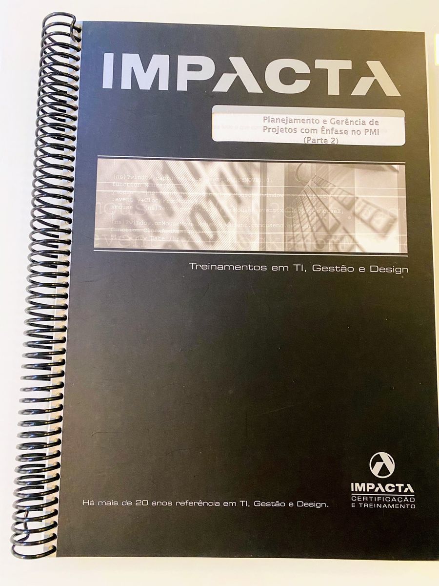 Apostila Planejamento e Gerenciamento de Projetos com Base No Pmi Parte 2 - Curso Impacta ...