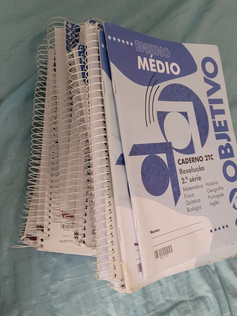 Apostilas Objetivo 2° Ano do Ensino Médio (usadas) | Livro Objetivo ...