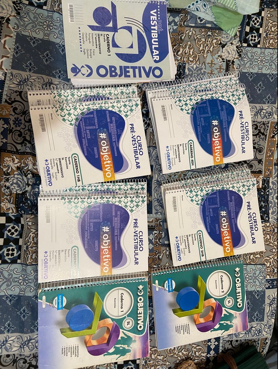 Apostilas Objetivo Pré-vestibular | Livro Objetivo Usado 84517308 | enjoei