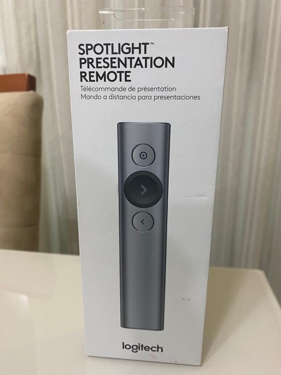 Apresentador Logitech Spotlight Bluetooth Slide Recarregável | Mouse p ...
