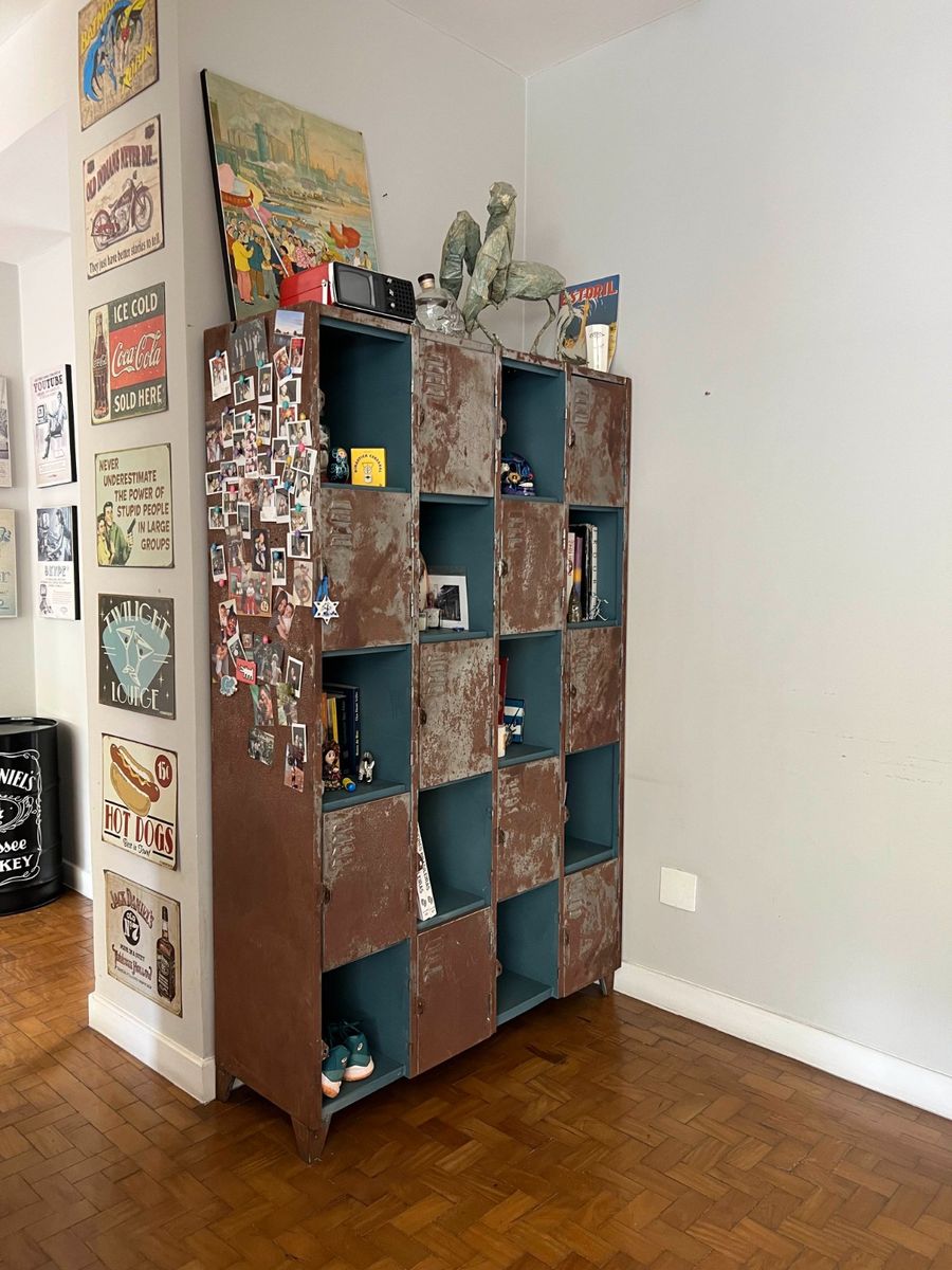 Armário ( Locker ), Estilo Industrial. Bem Estiloso | Móvel Usado ...