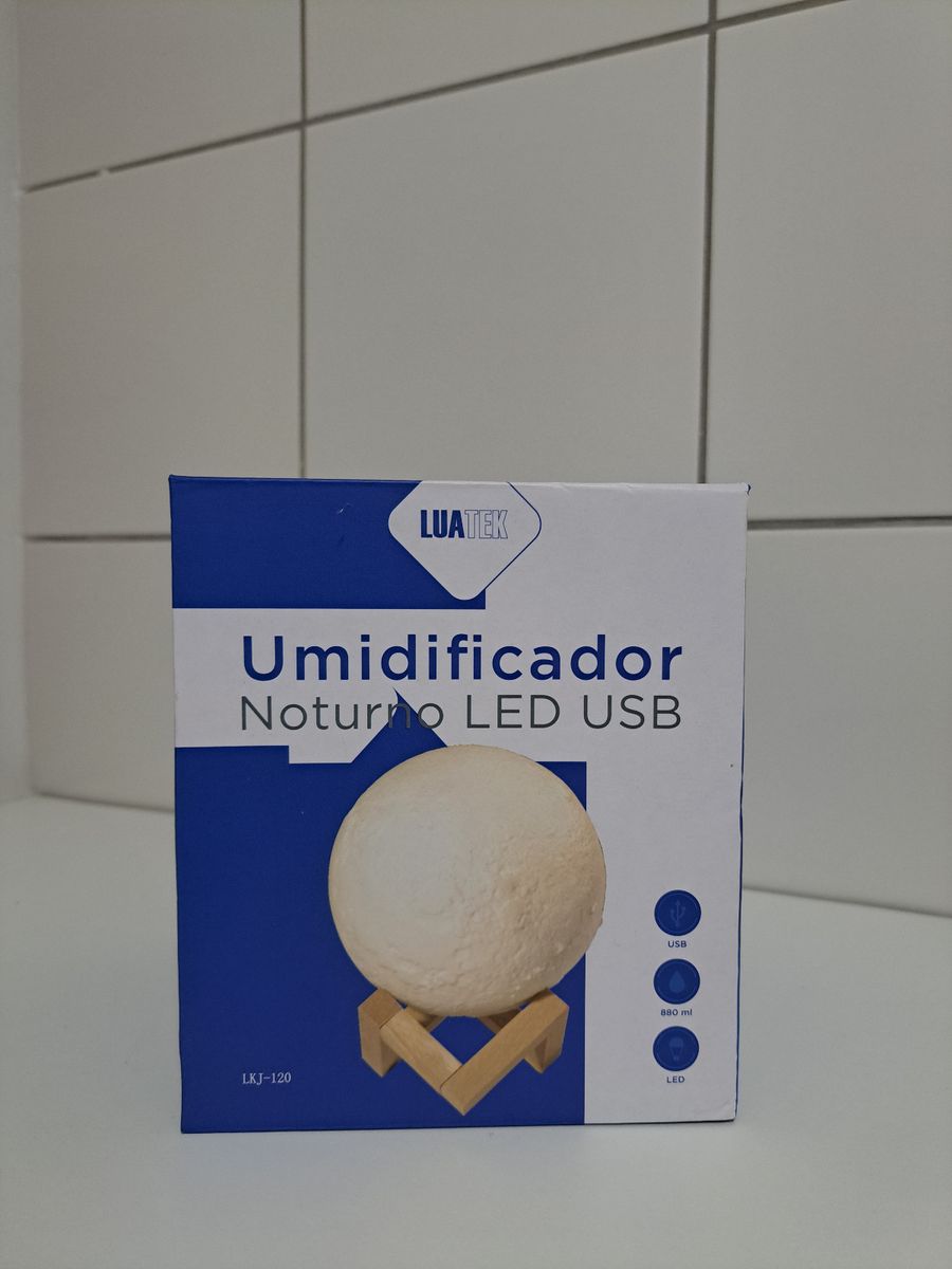 Aromatizador Elétrico com Usb em Forma de Lua | Item de Decoração Nunca ...