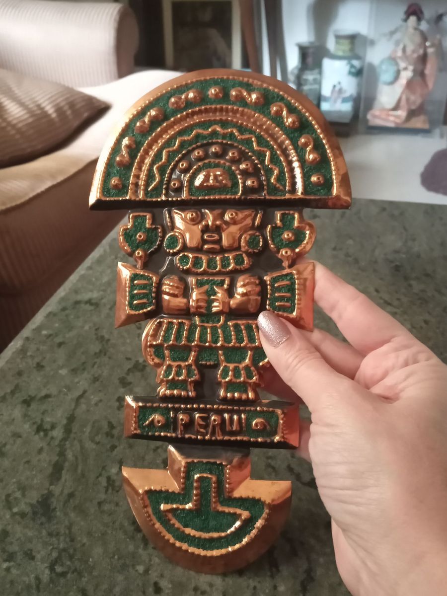 Arte Inca: Tumi Faca Cerimonial Placa em Cobre Patinado Peru | Móvel de ...