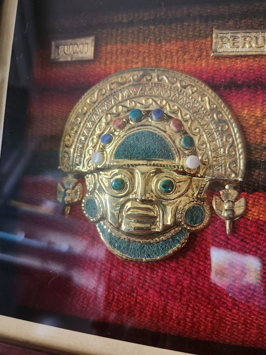 Arte Peruana Emoldurada Tumi Essa Imagem É Considerada Hoje O Símbolo ...