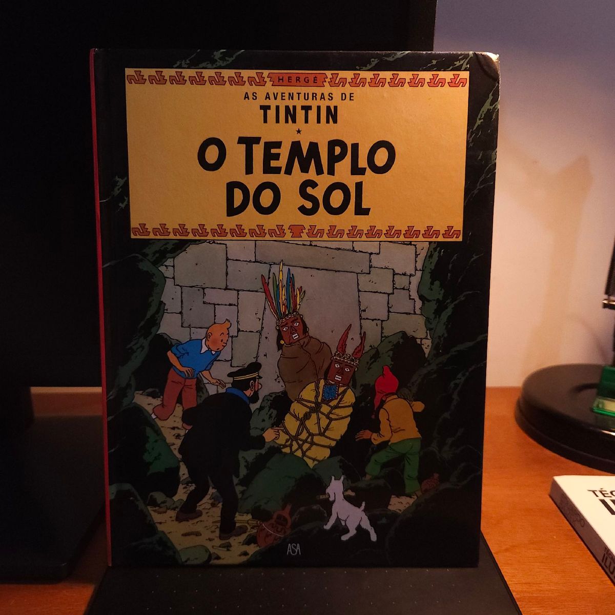 As Aventuras de Tintim (o Templo do Sol) | Livro Asa Usado 130422410 ...