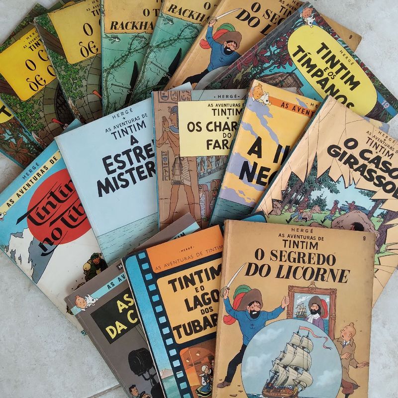 Livro As Aventuras De Tintin