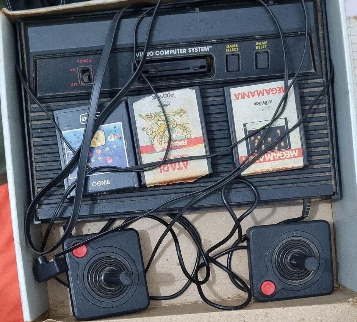 Atari 2600s Polyvox Funcionando Perfeitamente com Caixa, Jogos ...