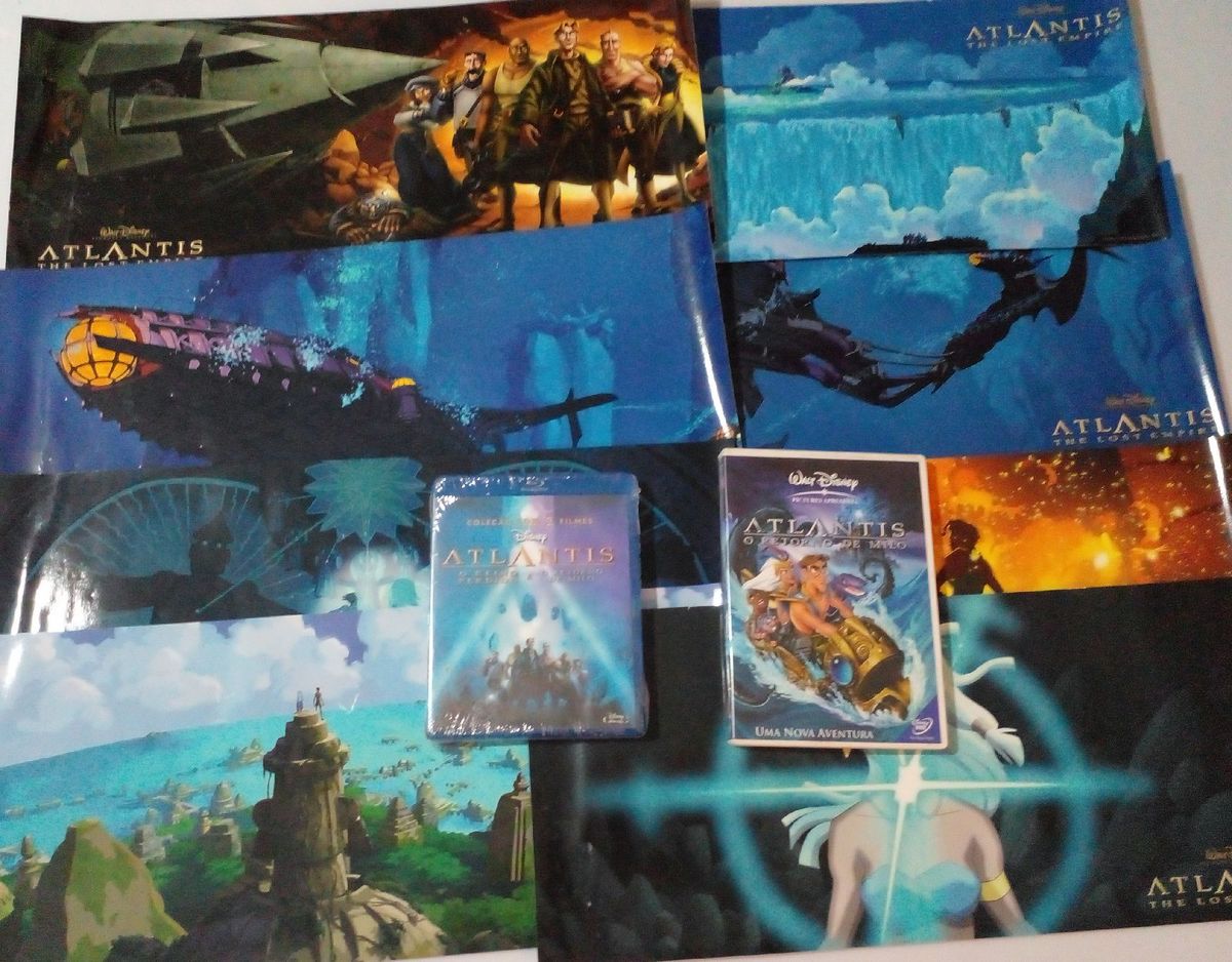 Atlantis, Blue Ray, O Reino Perdido e O Retorno de Milo + Dvd O Retorno ...