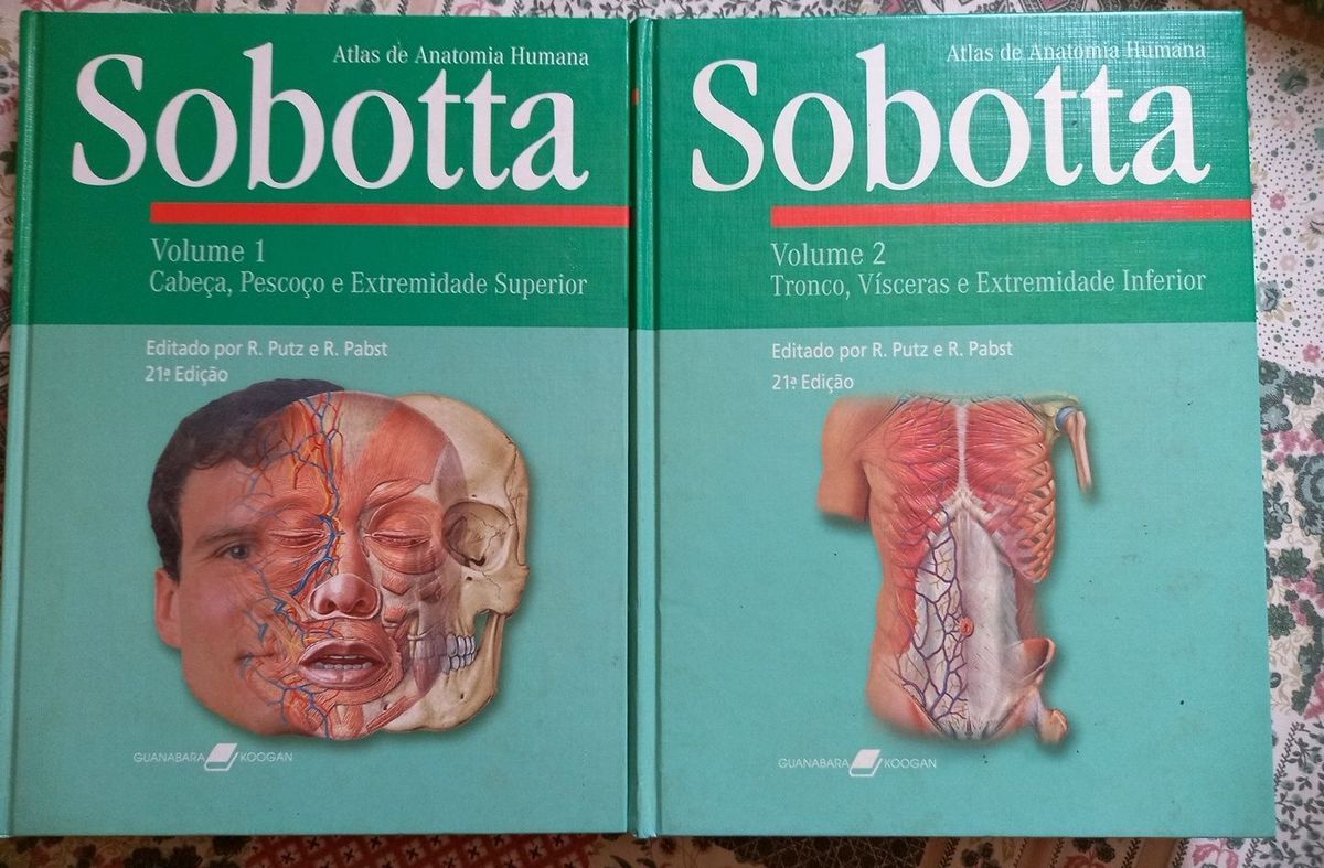 Atlas Anatomia Humana Sobotta 21ª Edição 2 Volumes | Livro Sobotta ...