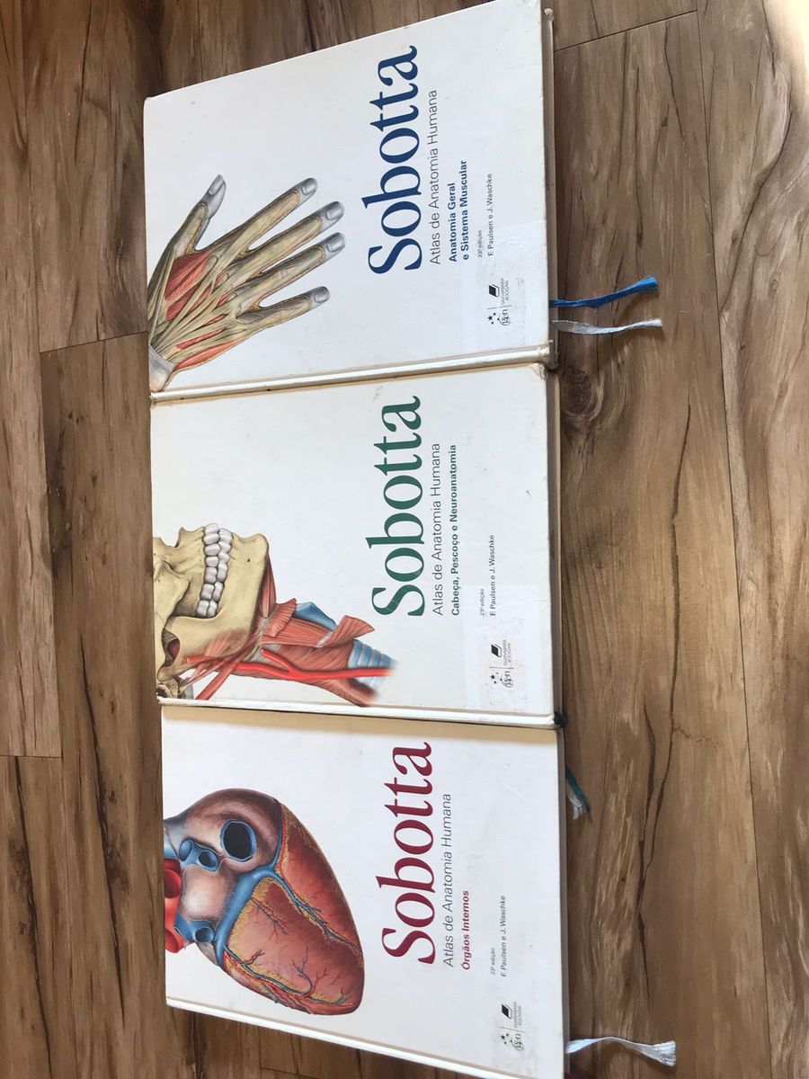 Atlas de Anatomia Humana (3 Volumes) Sobotta Original | Livro Sabotta ...