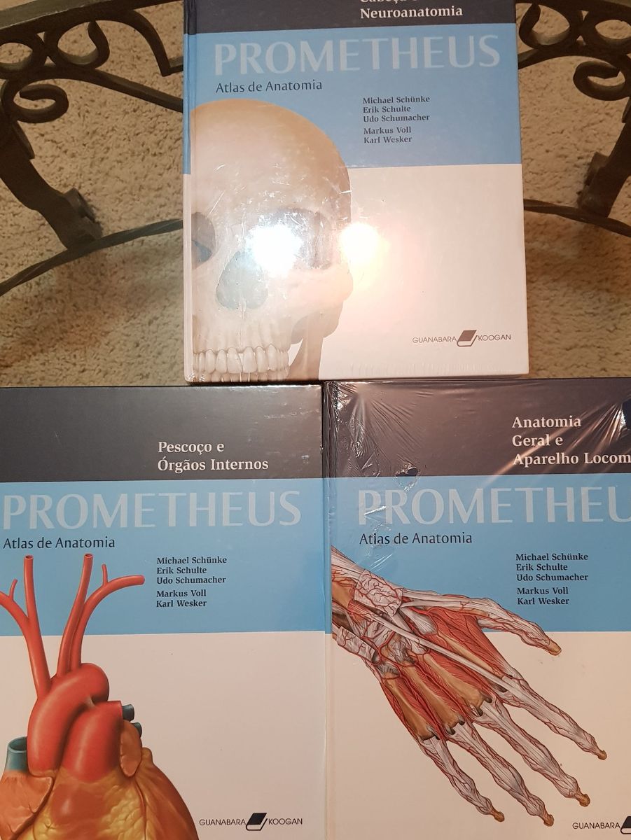 Atlas de Anatomia Prometheus 3 Volumes | Livro Editora Guanabara Koogan ...