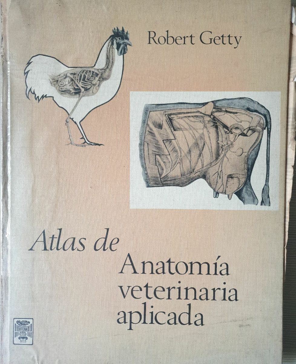 Atlas de Anatomia Veterinaria Aplicada Robert Getty | Livro Utena Usado ...