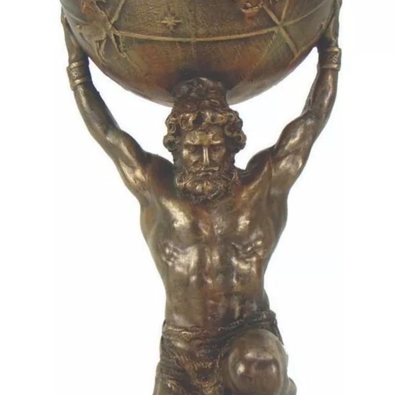 Estatua Do Deus Grego Atlas Atlas Mitologia Grega Titan Giftbox.bg