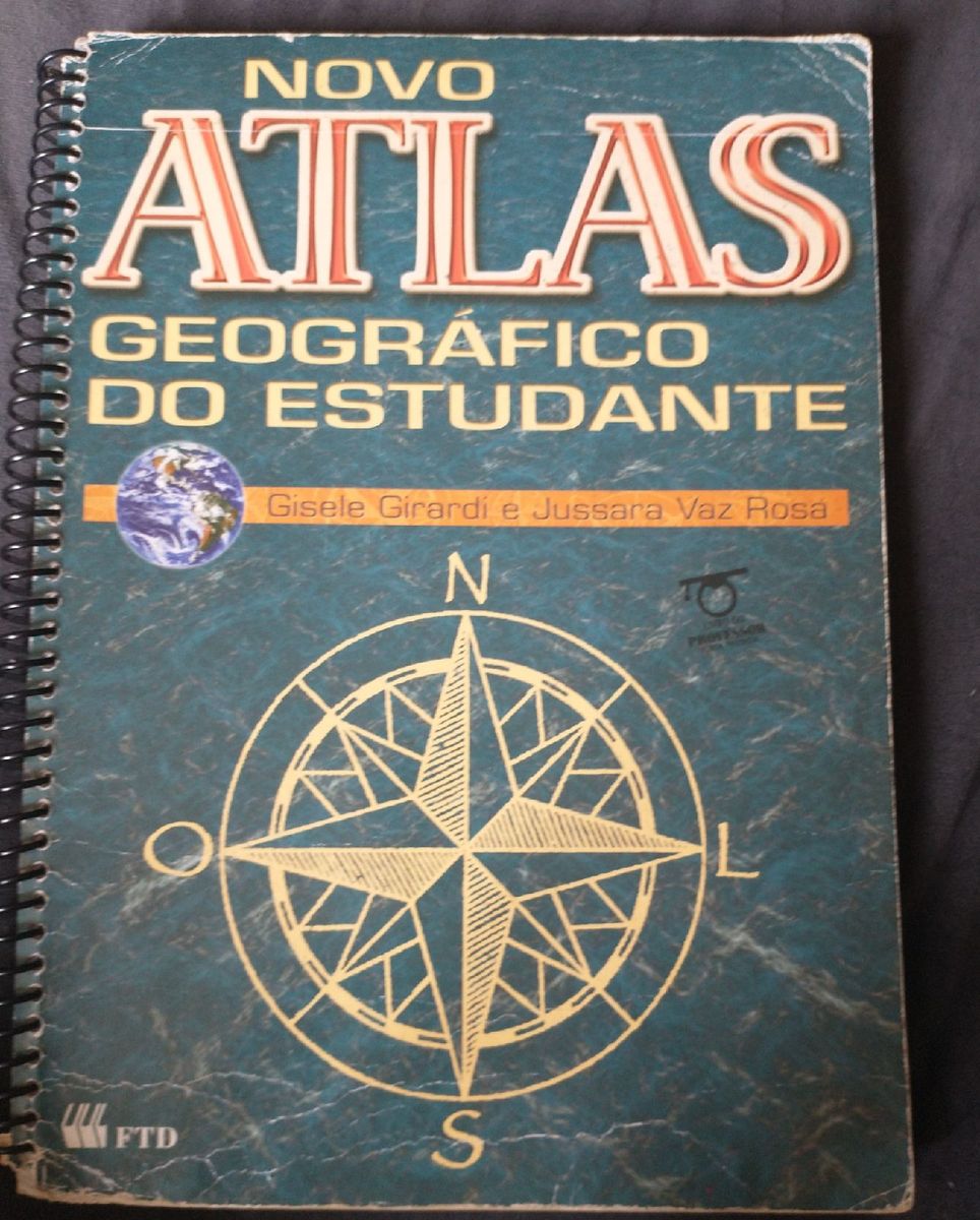 Atlas Geográfico do Estudante | Livro Usado 80546487 | enjoei