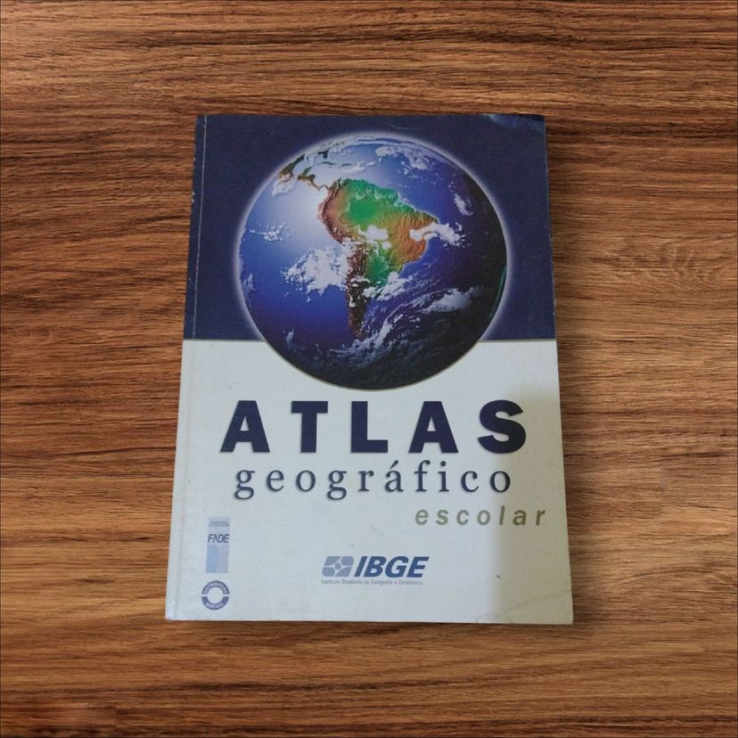 Atlas Geográfico Escolar Ibge | Livro Ibge Usado 112311549 | enjoei
